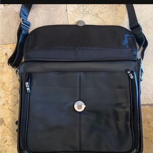 Dell | Bags | Dell Leather Laptop Bag Briefcase | Poshmark